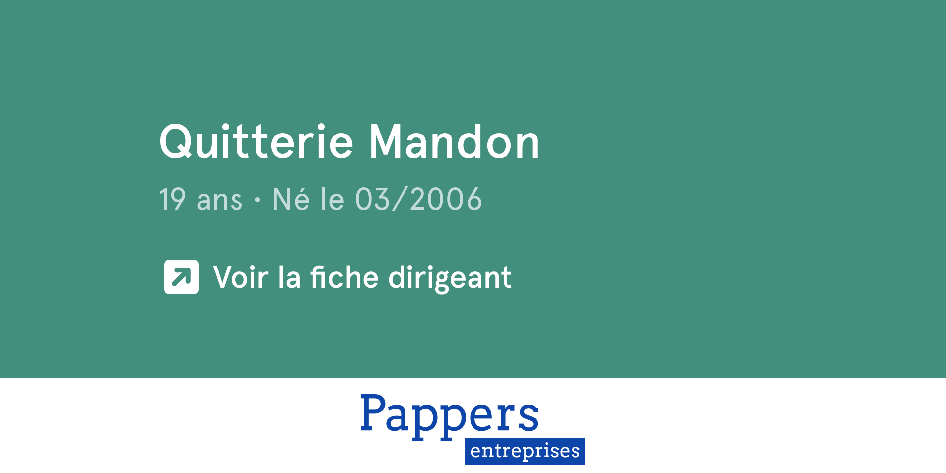 Quitterie Mandon : SCI FAMILLE MANDON