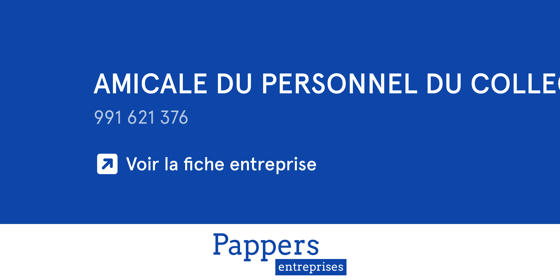 Association AMICALE DU PERSONNEL DU COLLEGE OLYMPE DE GOUGES : Chiffre d'affaires, statuts ...