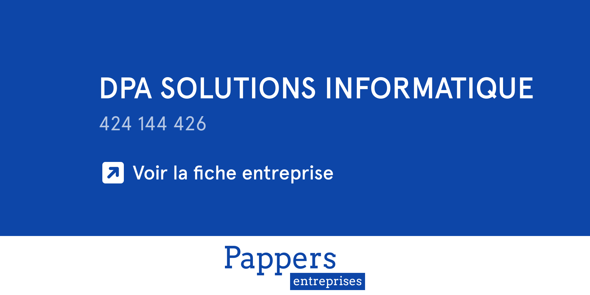 Société DPA SOLUTIONS INFORMATIQUE : Chiffre d'affaires, statuts ...