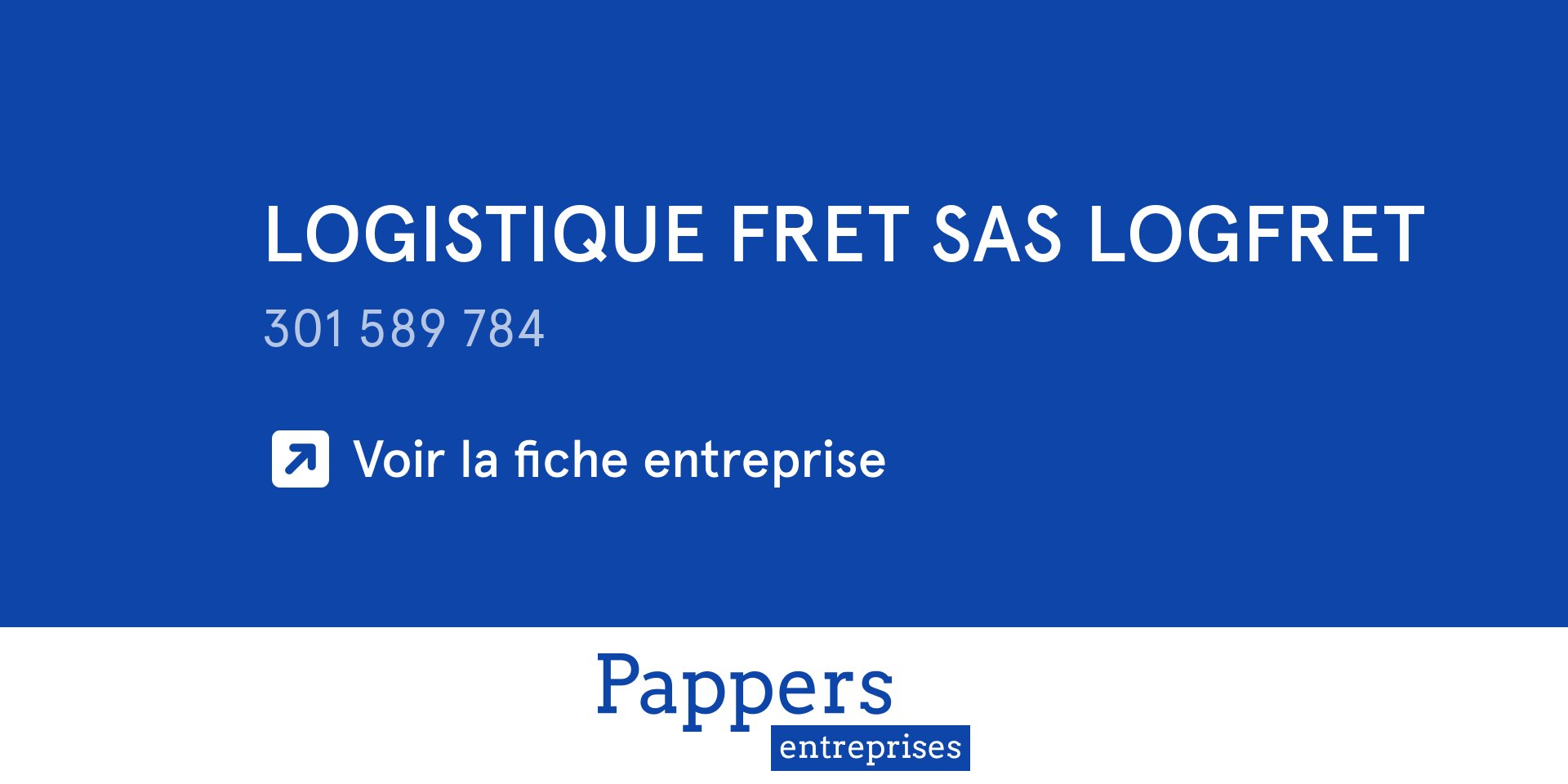 Société LOGISTIQUE FRET SAS LOGFRET : Chiffre d'affaires, statuts ...