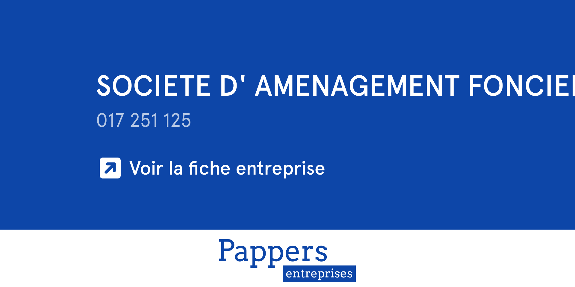 SOCIETE D' AMENAGEMENT FONCIER D'AMENDEMENT DE CONCASSAGE SAFAC ...